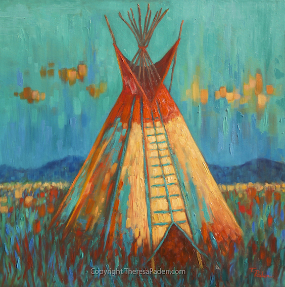 Paintings by Theresa Paden: Large Colorful Contemporary Western Art by ...