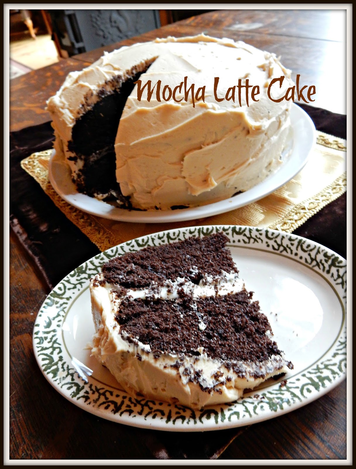 Two Bears Farm and the Three Cubs: Mocha Latte Cake Recipe