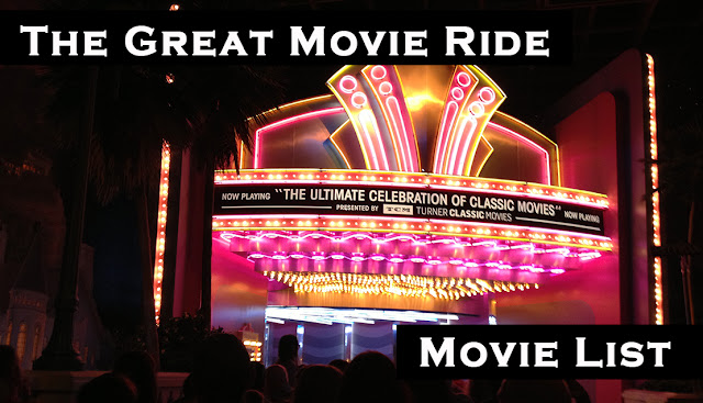 The Great Movie Ride Movie List