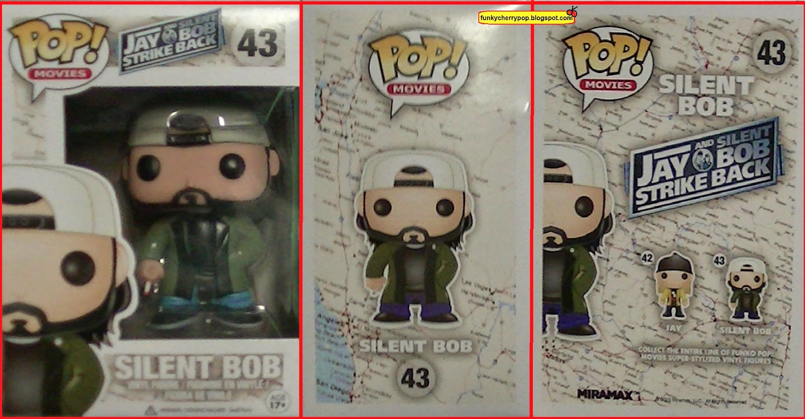 Funky Pop! Funko figures.: Silent Bob from Jay and silent Bob strike back.