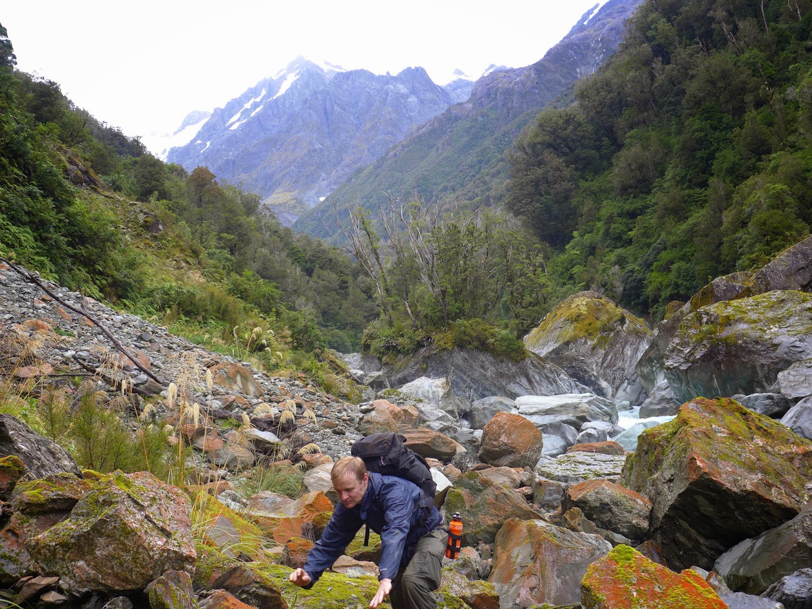 Wazza's Wanderers : Whymper Hut, Whataroa Valley.