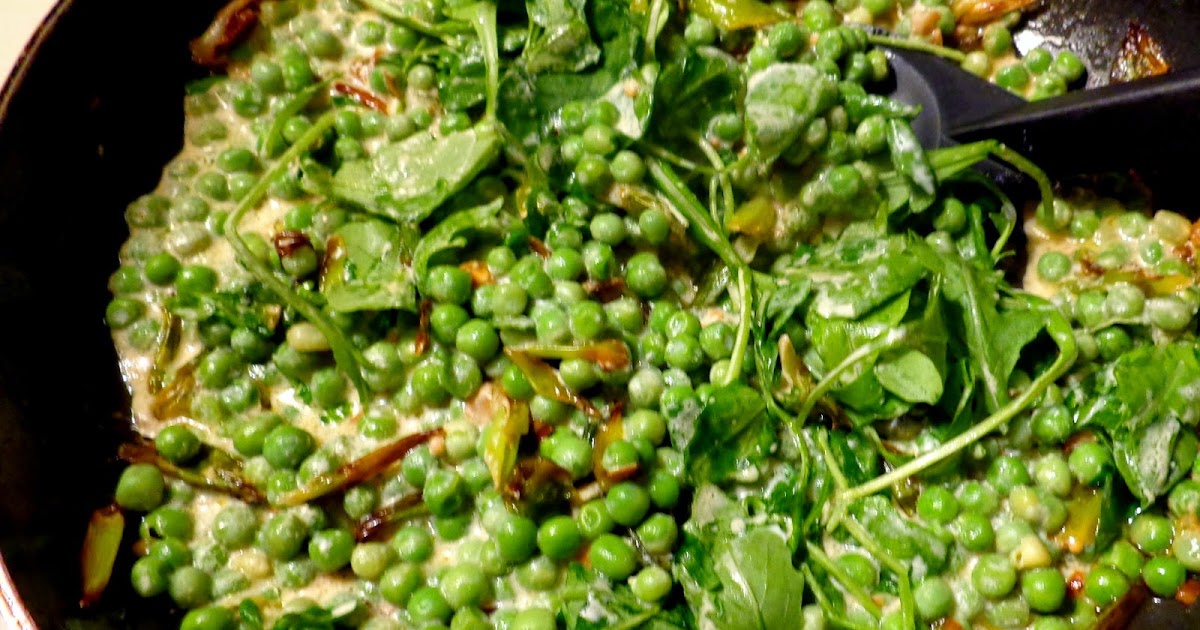 Wat ik gegeten heb: Warme erwtjes in mosterdsaus van Ottolenghi