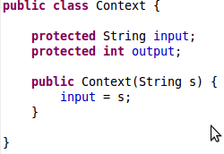 Mi granito de java: Interpreter