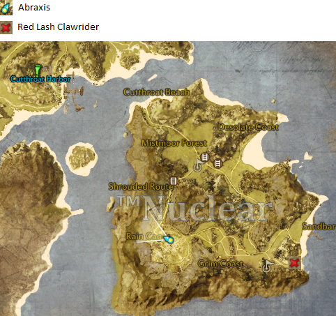 Tera: Tera World BAM's and Hunt Achievement locations [in progress]