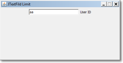 Membatasi Panjang Karakter pada JTextField | Zona Belajar Java
