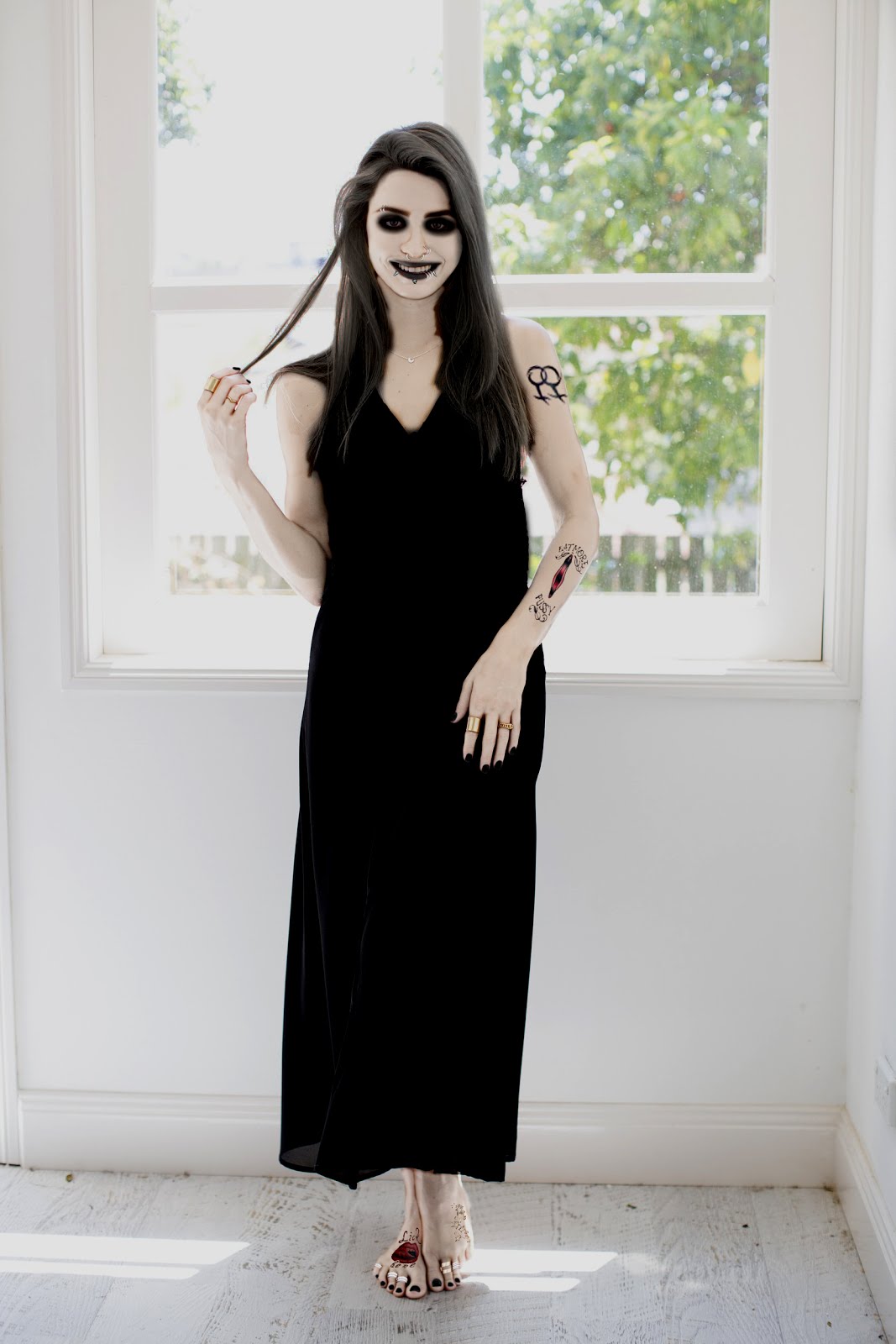 Enfetisha: Maddie Edwards - goth transformation!