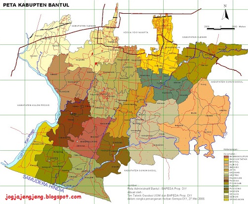 Peta Kabupaten Bantul ~ Info Wisata Jogja