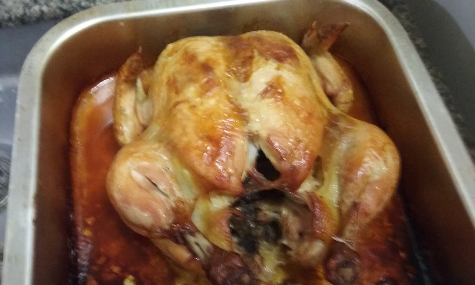 Baú da Nonna Antonieta - Brasil: Chester Assado Com Farofa Mista + Foto