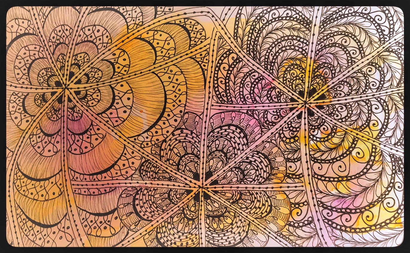 Tickled To Tangle: "It's a String Thing" #248 Tiles