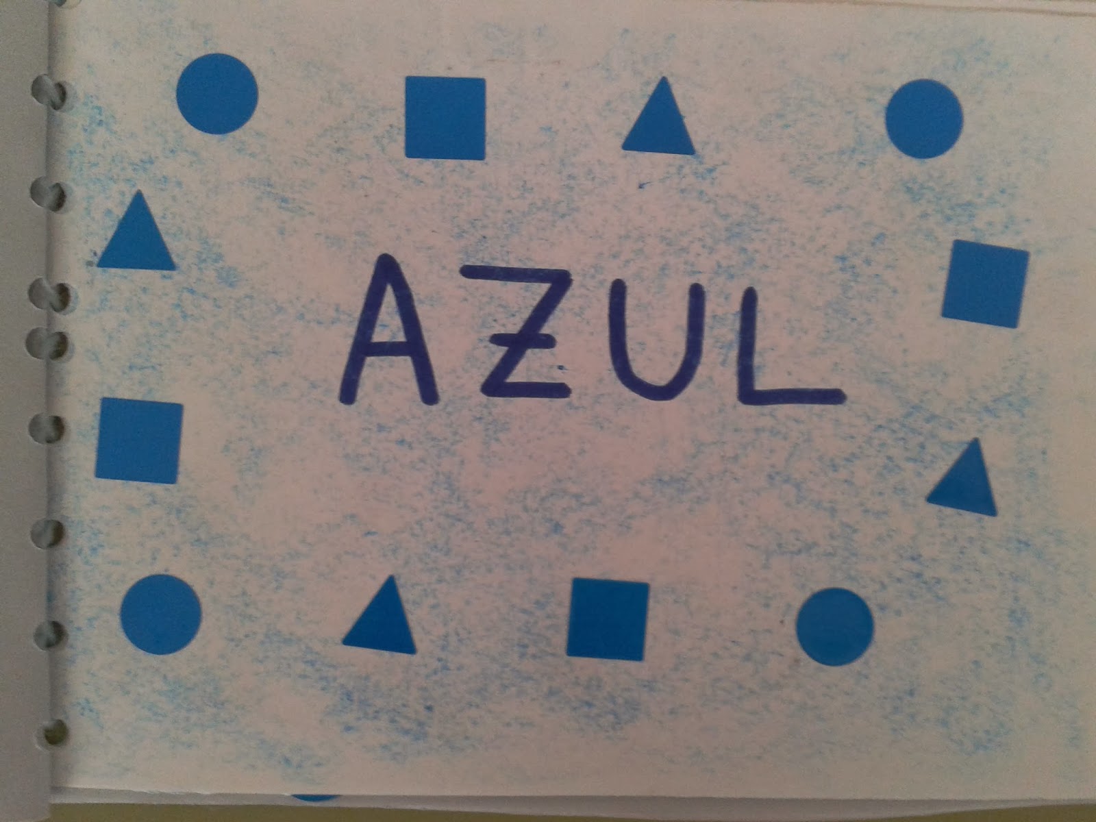 Mi blog de infantil 3 4 5: Libro del color azul