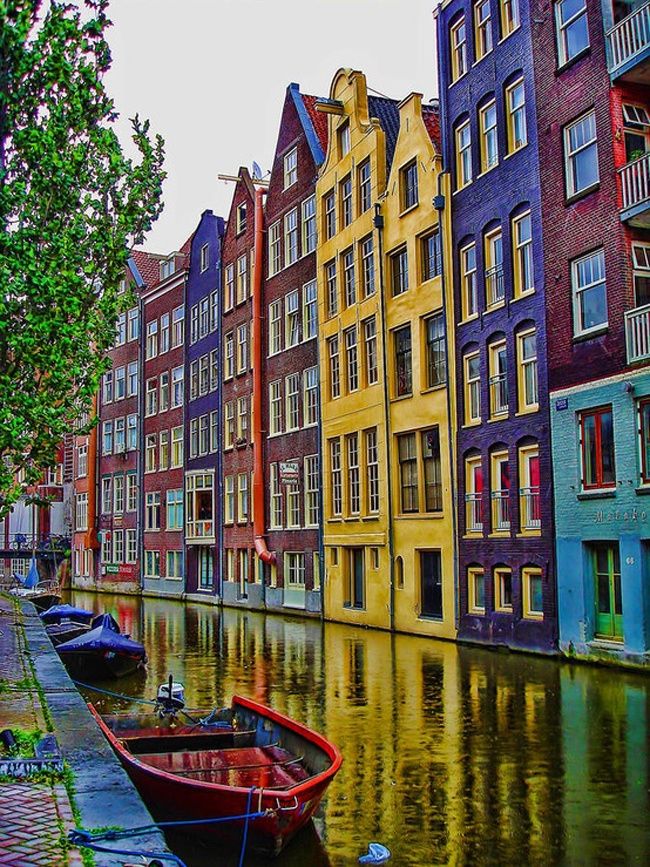 Amsterdam, la capital de colores