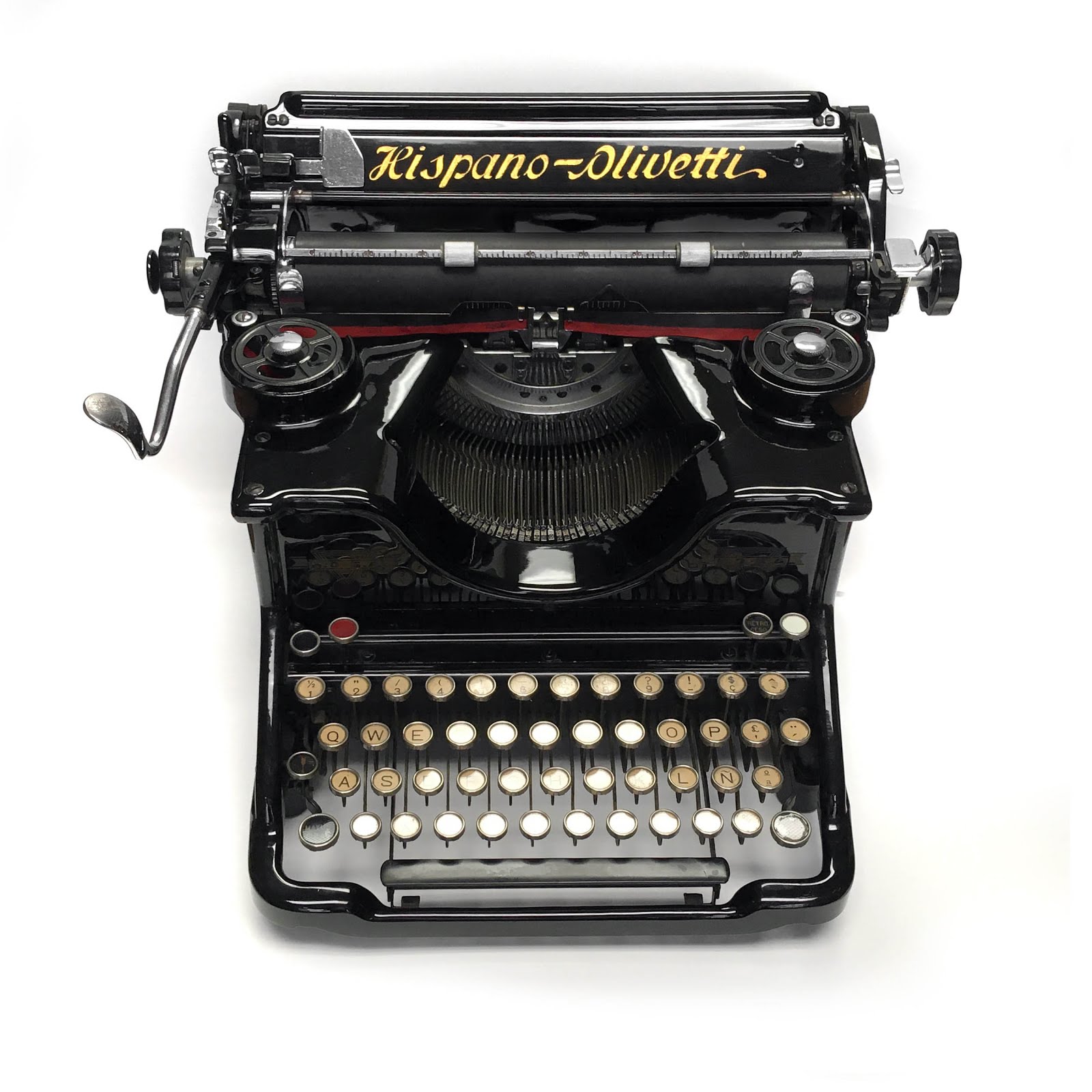 The Typewriter Revolution blog: Hispano-Olivetti M40 typewriter