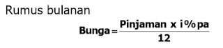 laoderendy: PERHITUNGAN SUKU BUNGA KREDIT MENGGUNAKAN FLAT RATE DAN ...