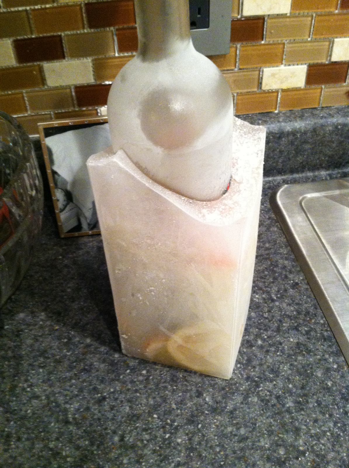 Home Food Garden Did You Ever Make An Ice Block Around A Bottle Of