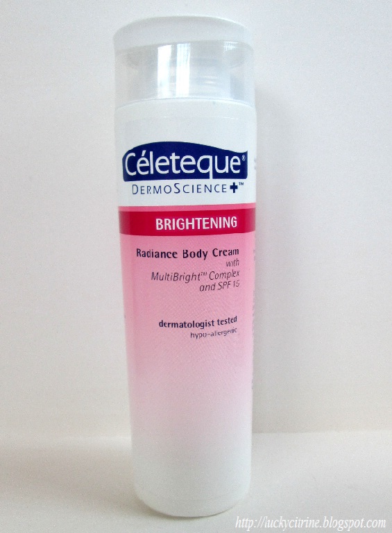 Lucky Citrine: Celeteque Brightening Radiance Body Cream