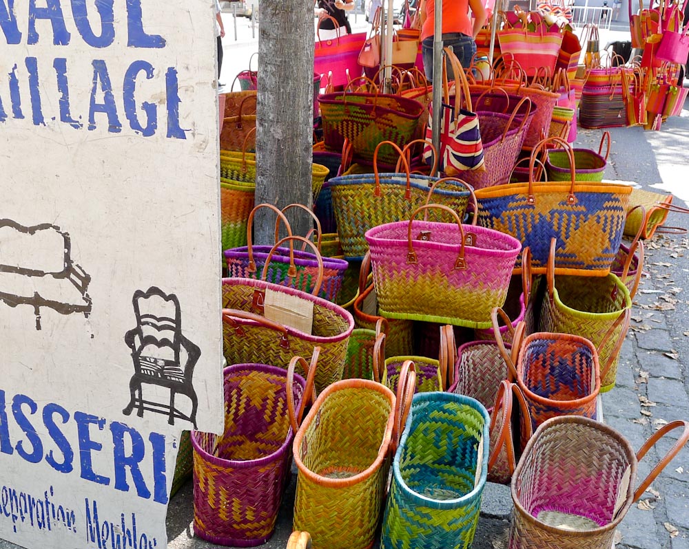 La Mémoire Vive: La Maison: French Market Baskets | Paniers