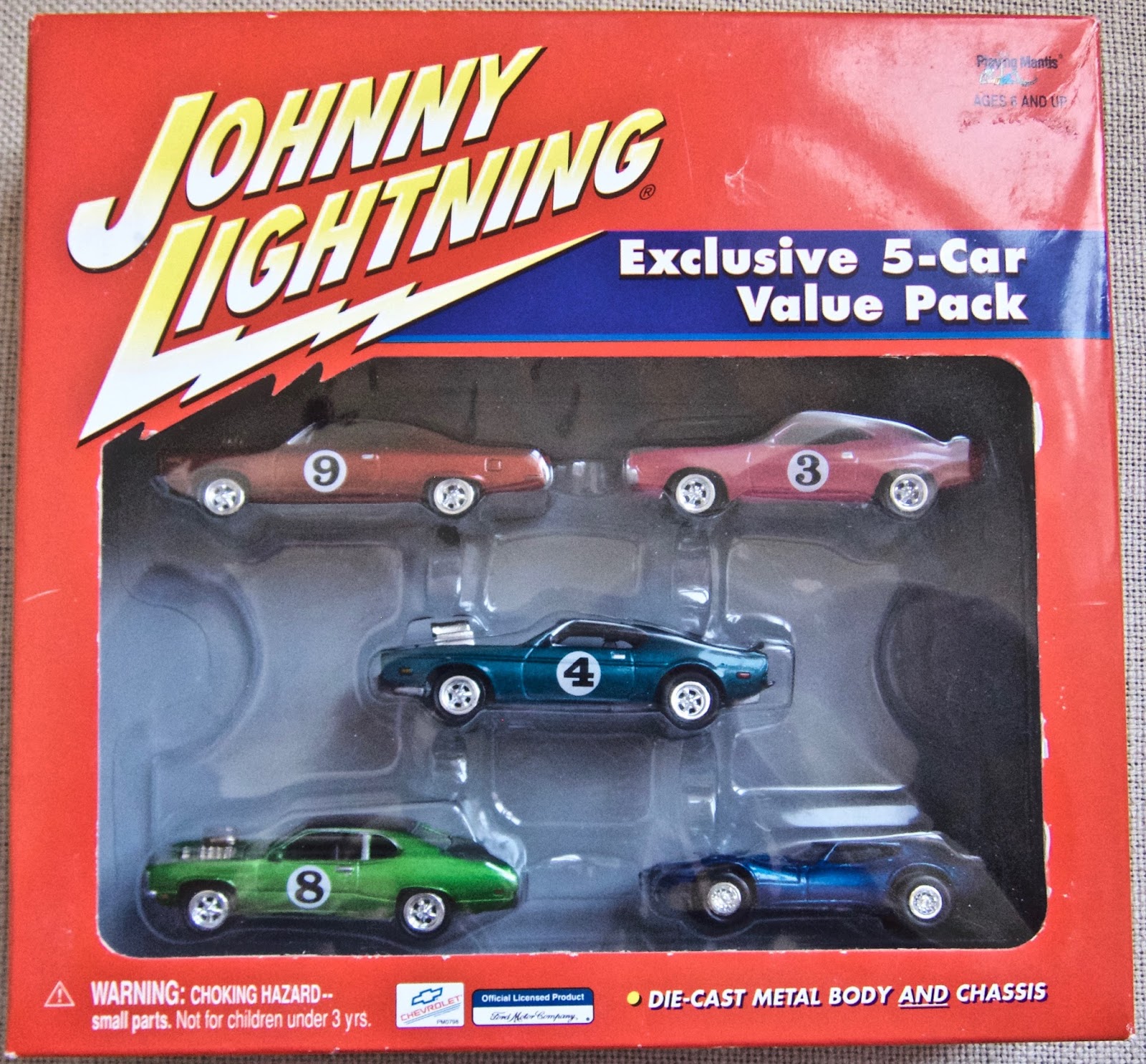 Mytoycars!: Johnny Lightning 5 Car Value Pack Collection