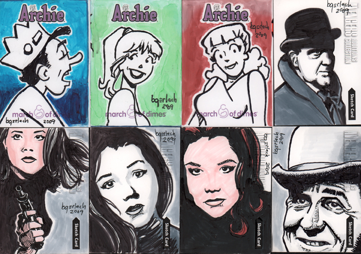 Tattooed Sky: Archie Comics and The Avengers Artist Proof Sketch Cards