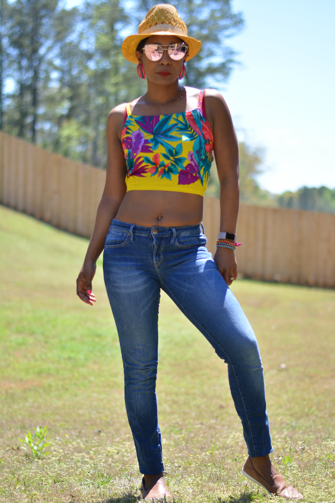 Thrift Style Tropical Floral Flair | Thriftanista in the City