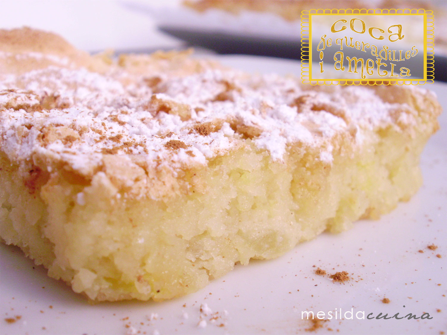 COCA DE PATATA Y ALMENDRA - La cocina de Mesilda