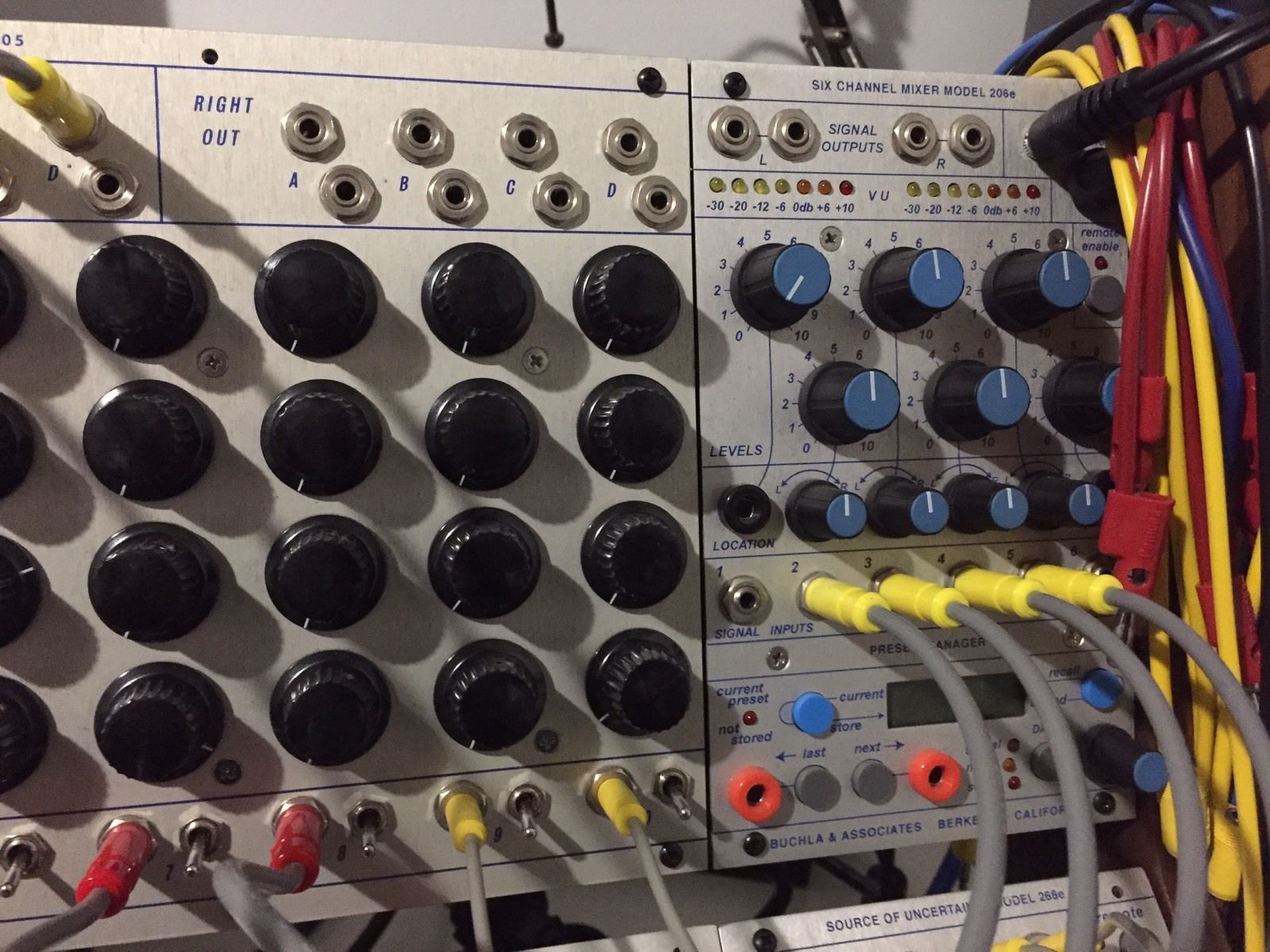 MATRIXSYNTH: Buchla Modular Synthesizer 18 Panel Unit
