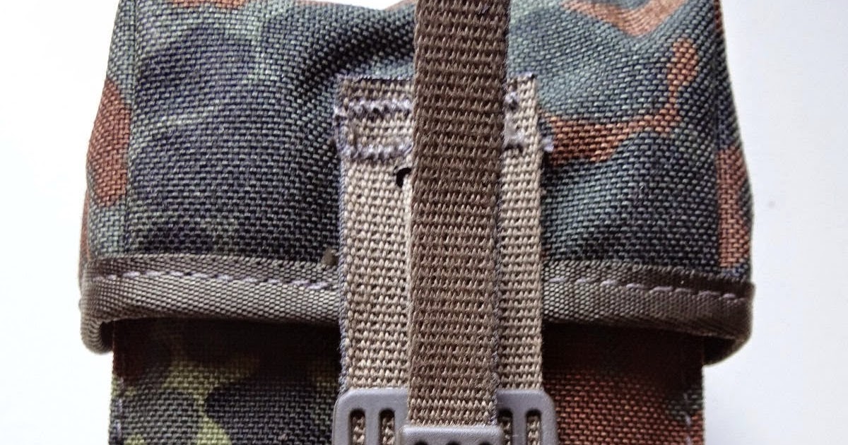 Webbingbabel: German Army G3 Flecktarn Double Magazine Pouch