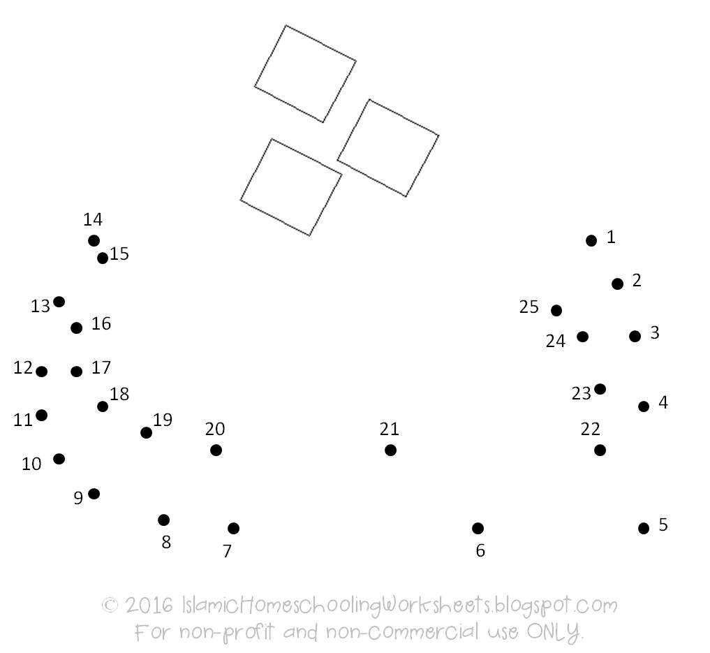 FREE Arabic Joining the Dots/ Connect the Dots/ Dot to dot percuma ...