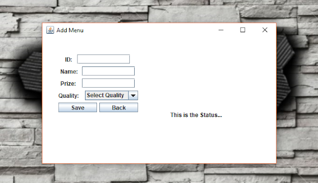 Java Project of restaurant dish menu System with File handling java IO ...