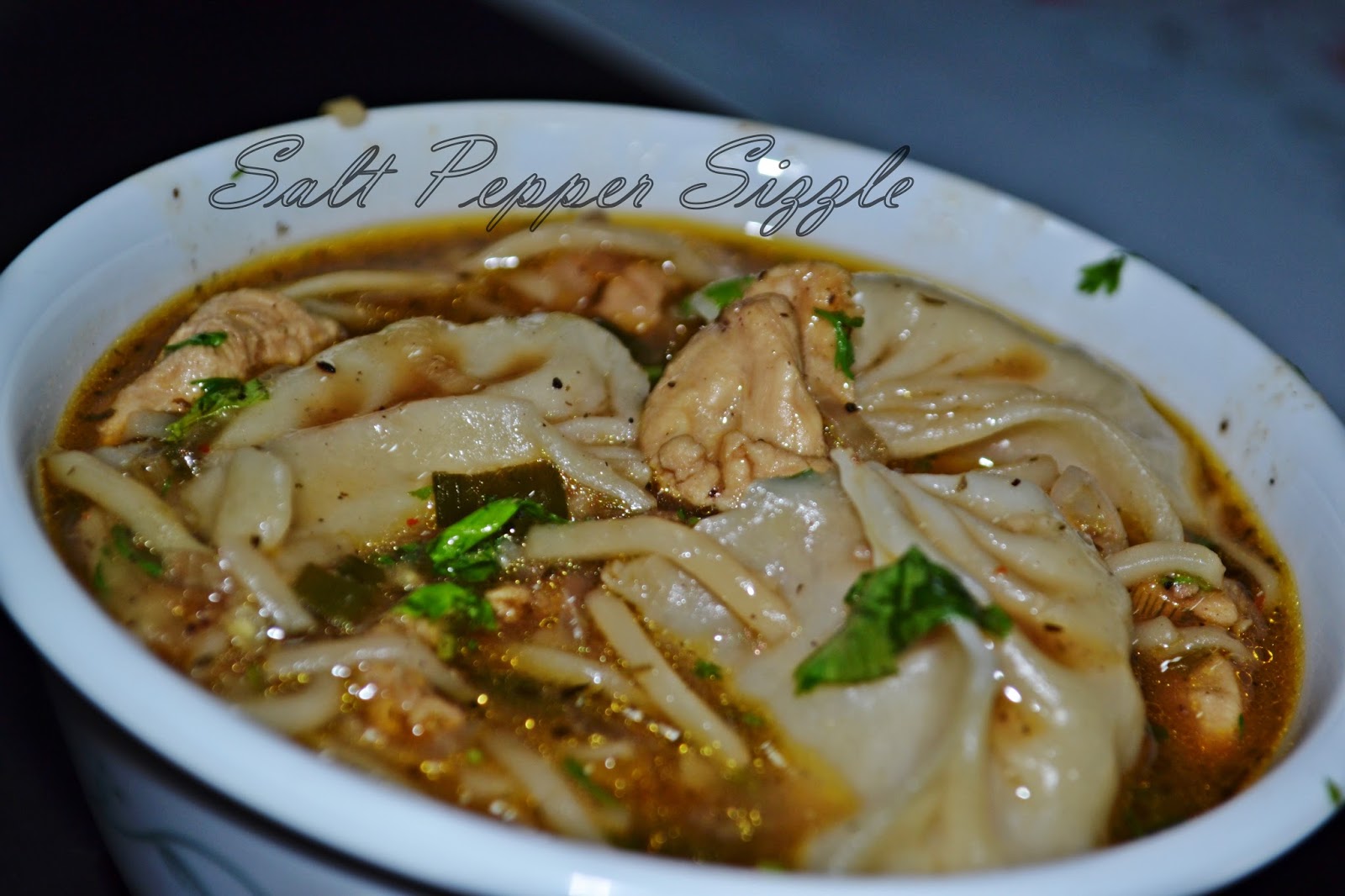 Simple Chicken Thukpa