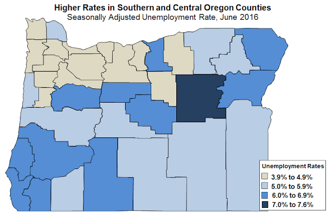 Oregon Workforce and Economic Information: June 2016 Employment and ...