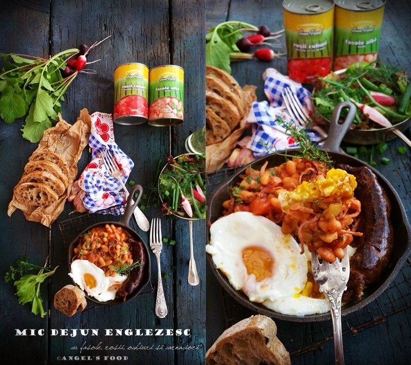Angel's food: Mic dejun englezesc cu fasole, rosii, ochiuri moi si ...