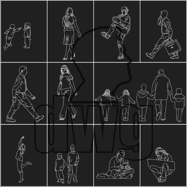 People DWG: PEOPLE DWG - Premium 8