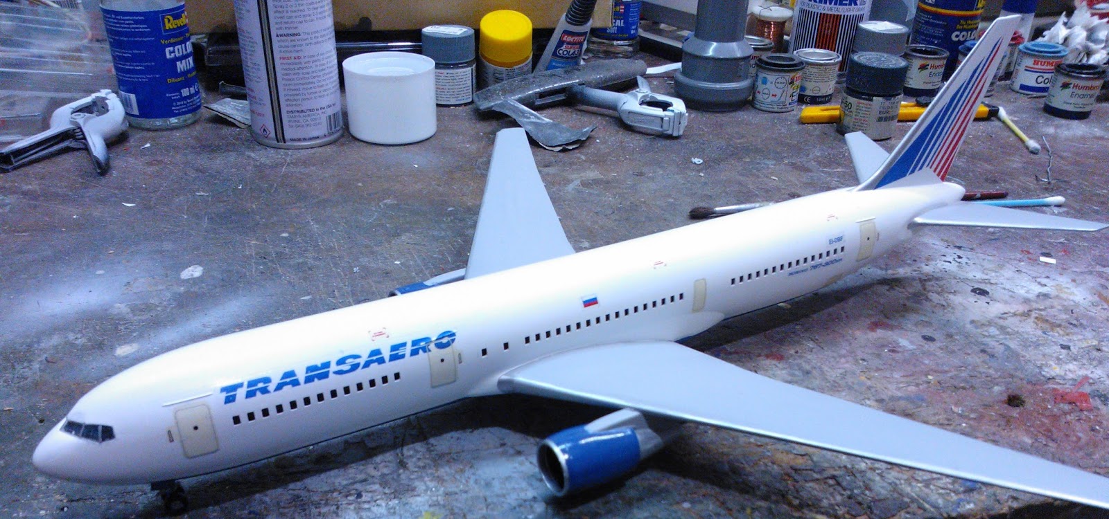 JN Model kits Review: Zvezda 1/144 Boeing 767-300 Transaero