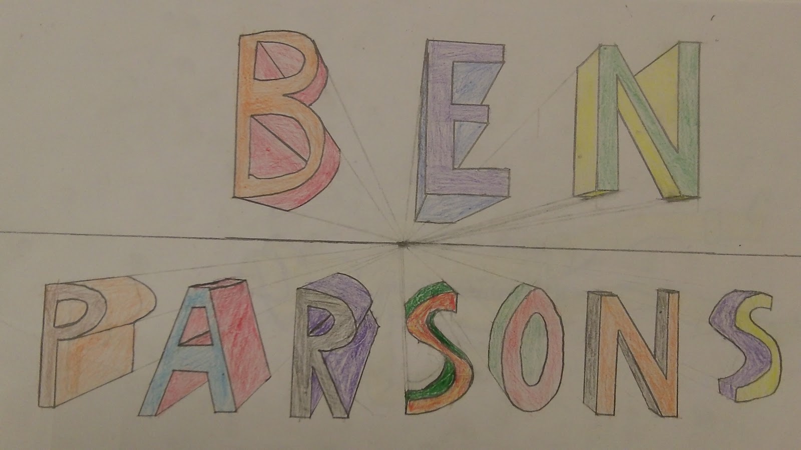 art 1 : One Point Perspective Name