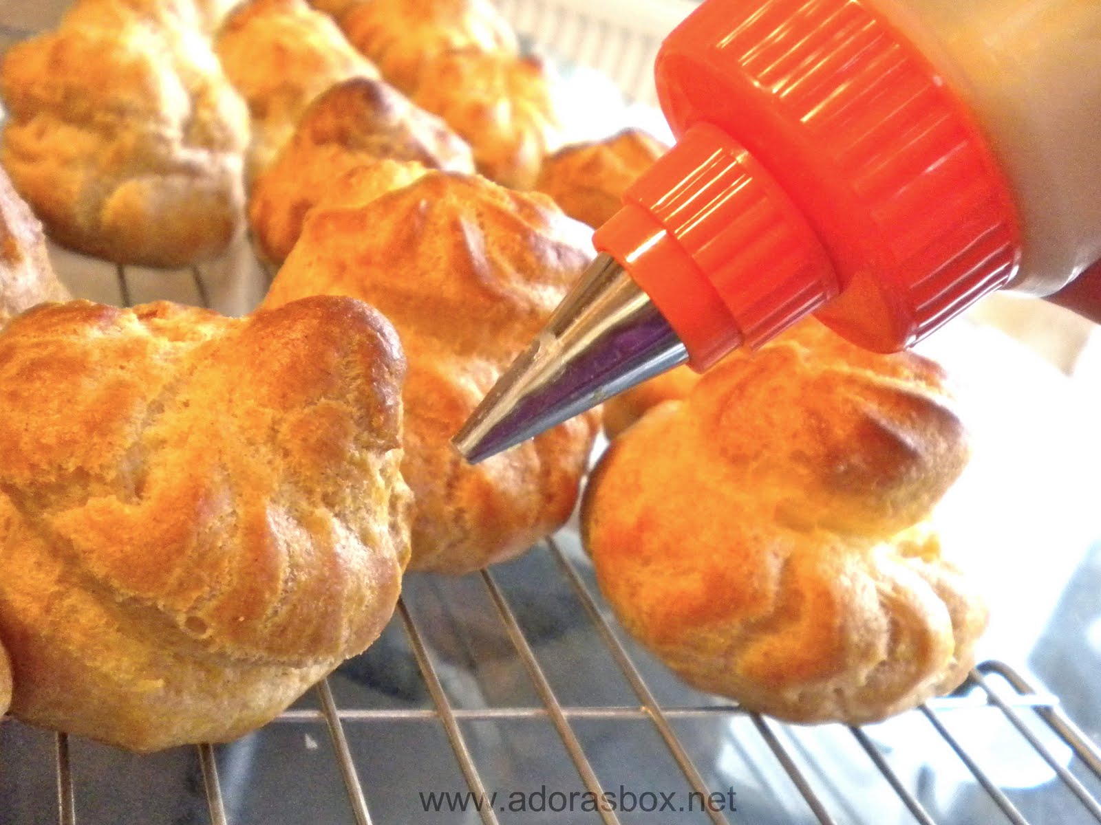 Adora's Box: ALMOND CREAM PUFFS