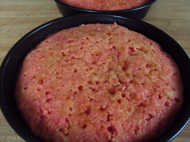 Pink (for the cure) Poke Cake | Flour Me With Love