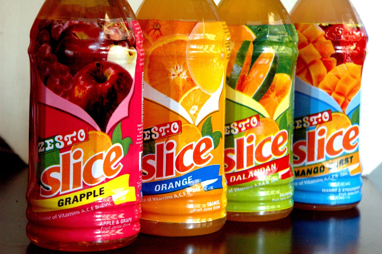 DUDE FOR FOOD: Food News: Zest-O Launches Slice Fruit Juice Drinks