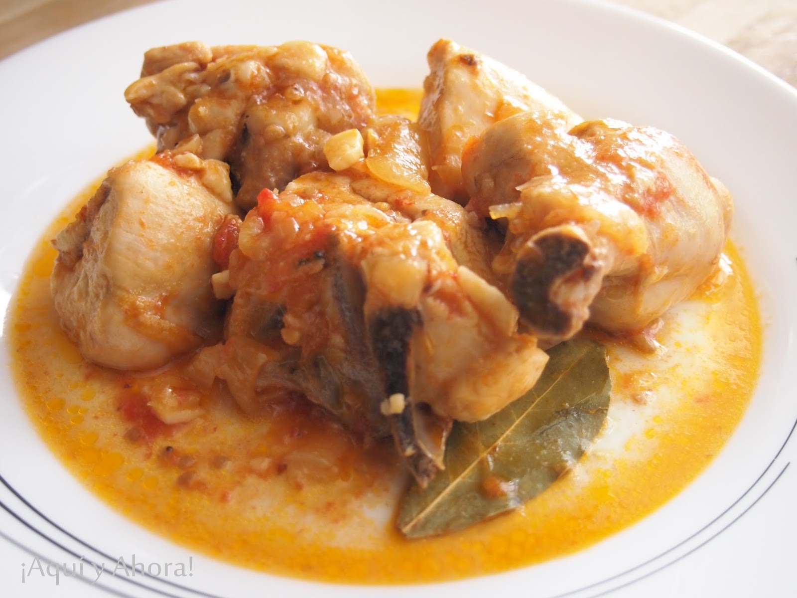 ¡Aquí y Ahora!: Pollo en salsa