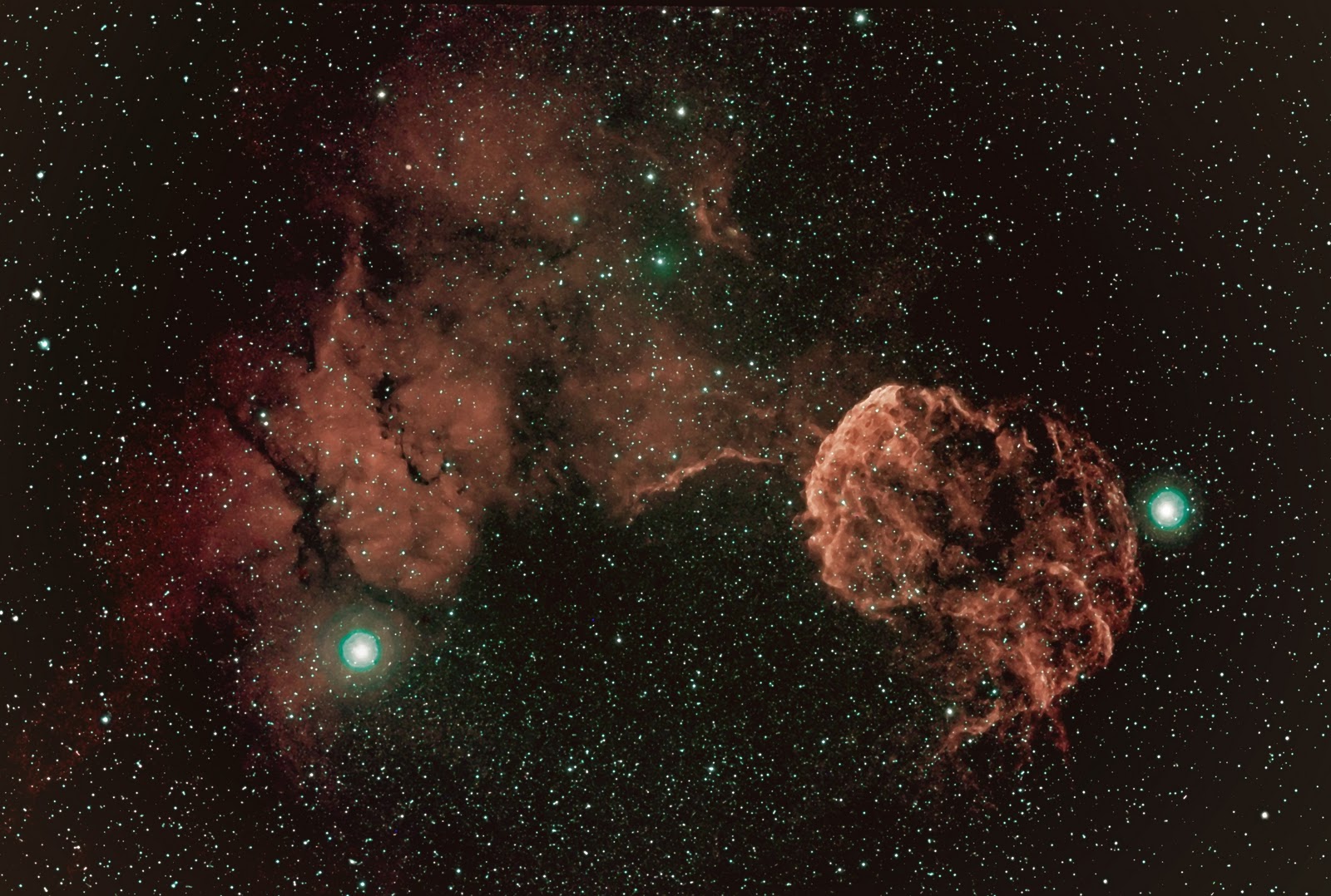 Fotografia astronomica di Francesco Barbaliscia: Nebulosa Medusa (IC443 ...
