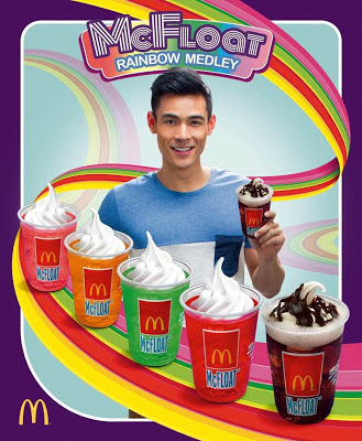Xian Lim Loves Green Apple, endorses McFloat Rainbow Medley - FaceCebu ...