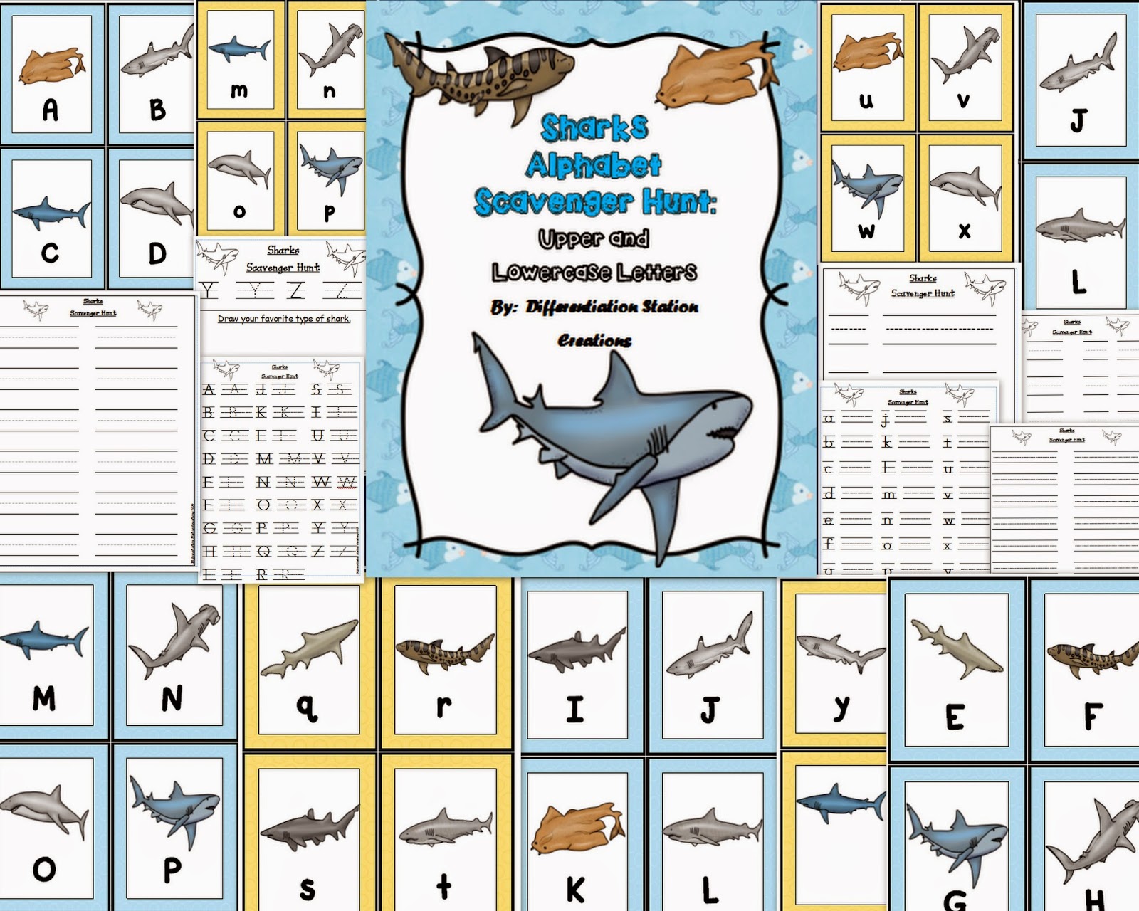 Differentiation Station Creations: What Does A Shark Eat?