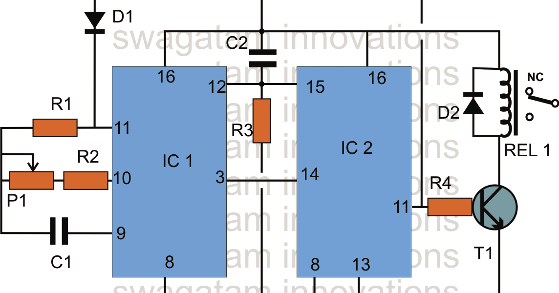 How To Make A Long Duration Timer Circuit Skema Elektronika