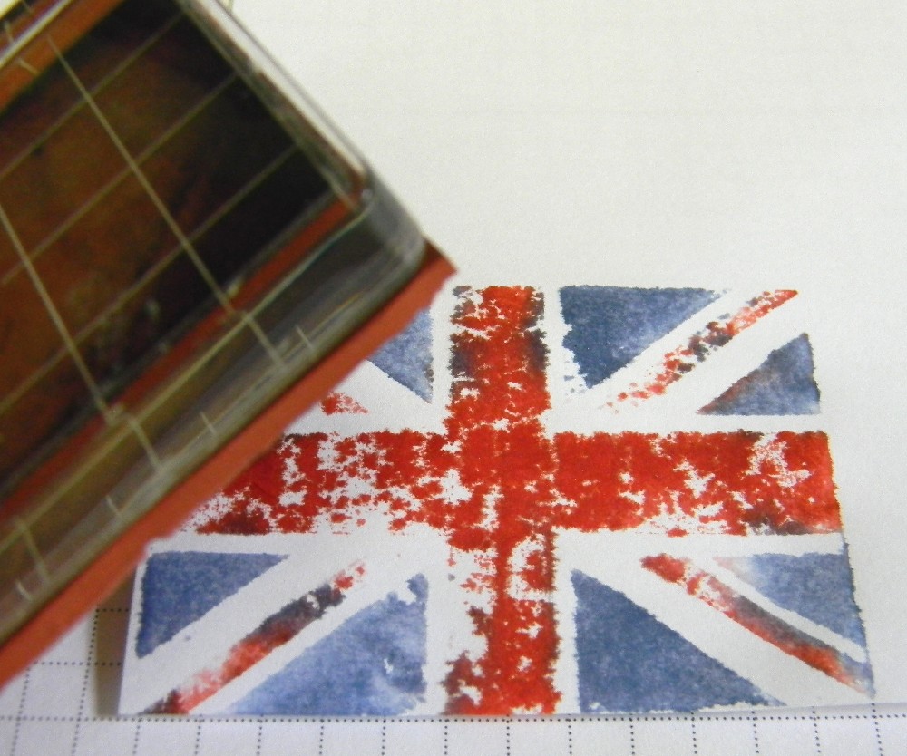 Stamptramp: Theme Thursday, Stamping With Stain, and a Tiny Pillow