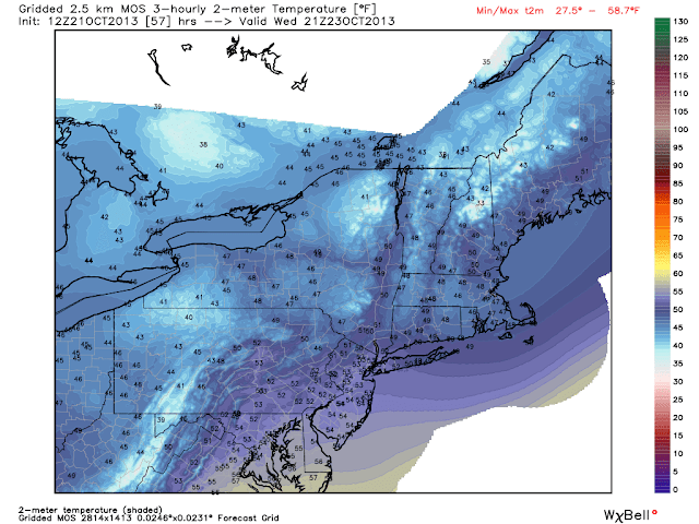 Weather Willy's Weather: Latest High Resolution Model Temps