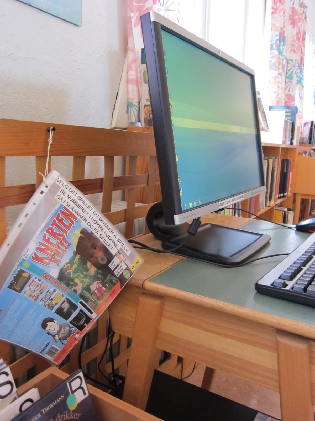 Elverum bibliotek: Dataspill i biblioteket.