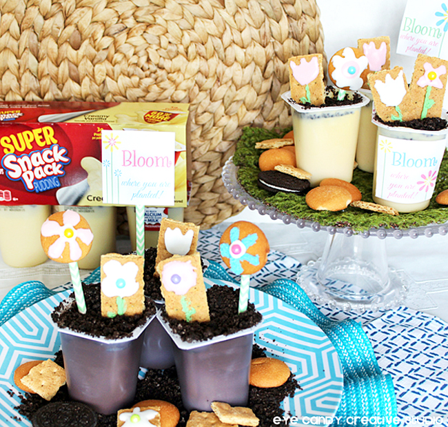 Eye Candy Creative Studio: FREEBIE :: Spring Bloom Pudding Cups