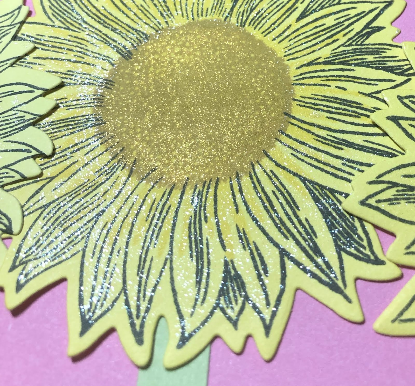 Show and Tell with Michelle: Sunflower Layout ~ Color Dare #362