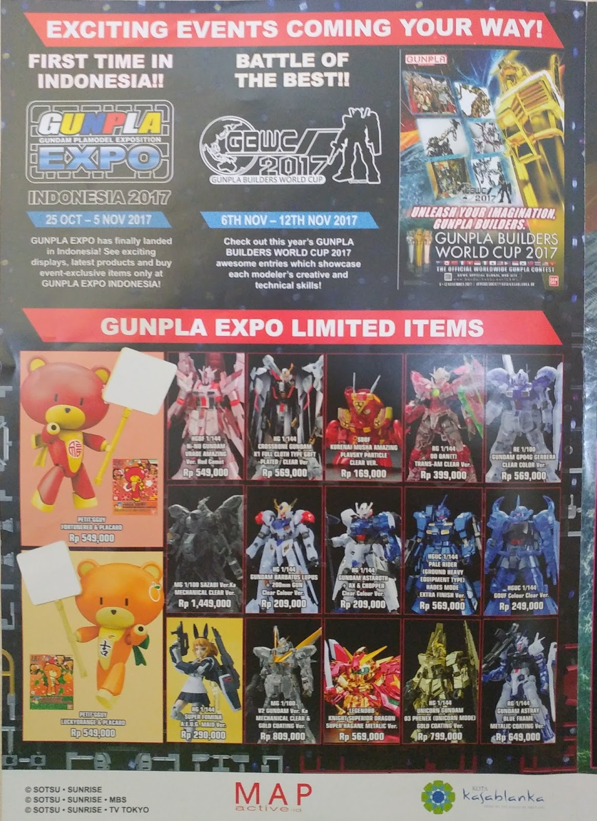 Boys Never Grown Up: Gundam Expo Pertama di Indonesia