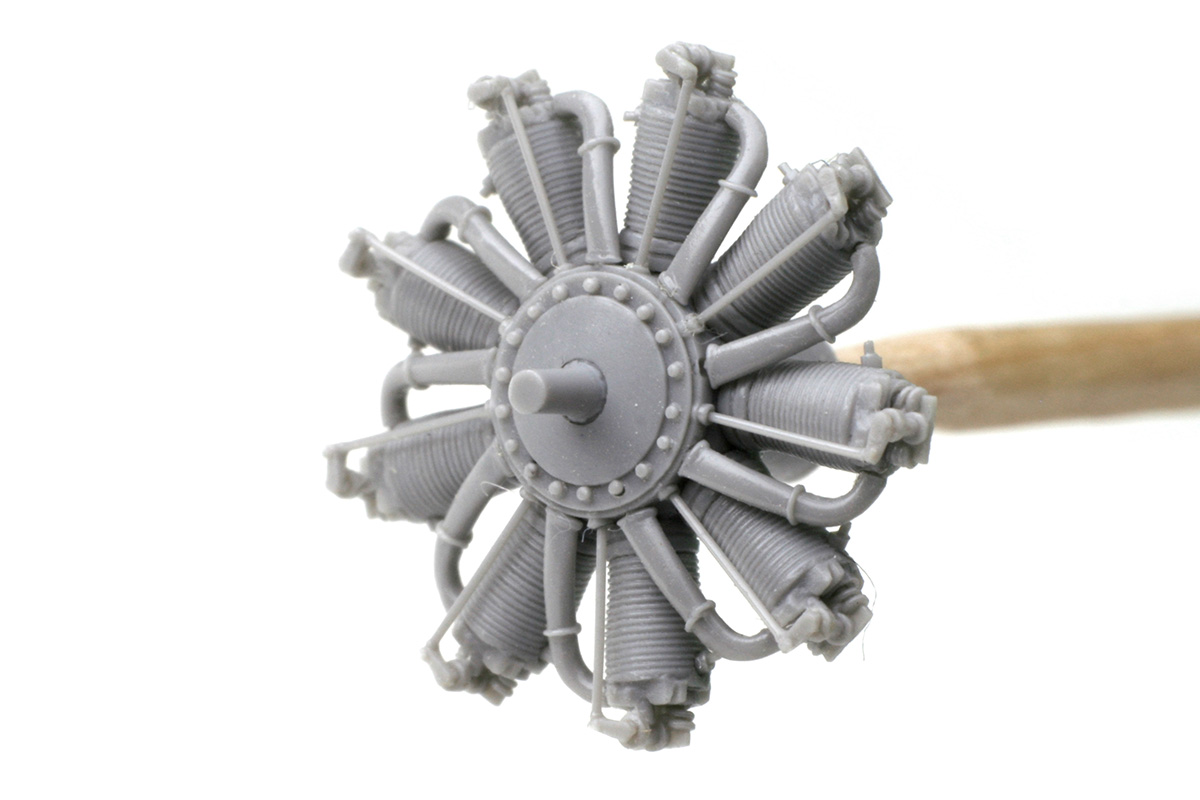 Small Stuff Models: 72102 1/72 Le Rhône 9C (80 hp) Engine