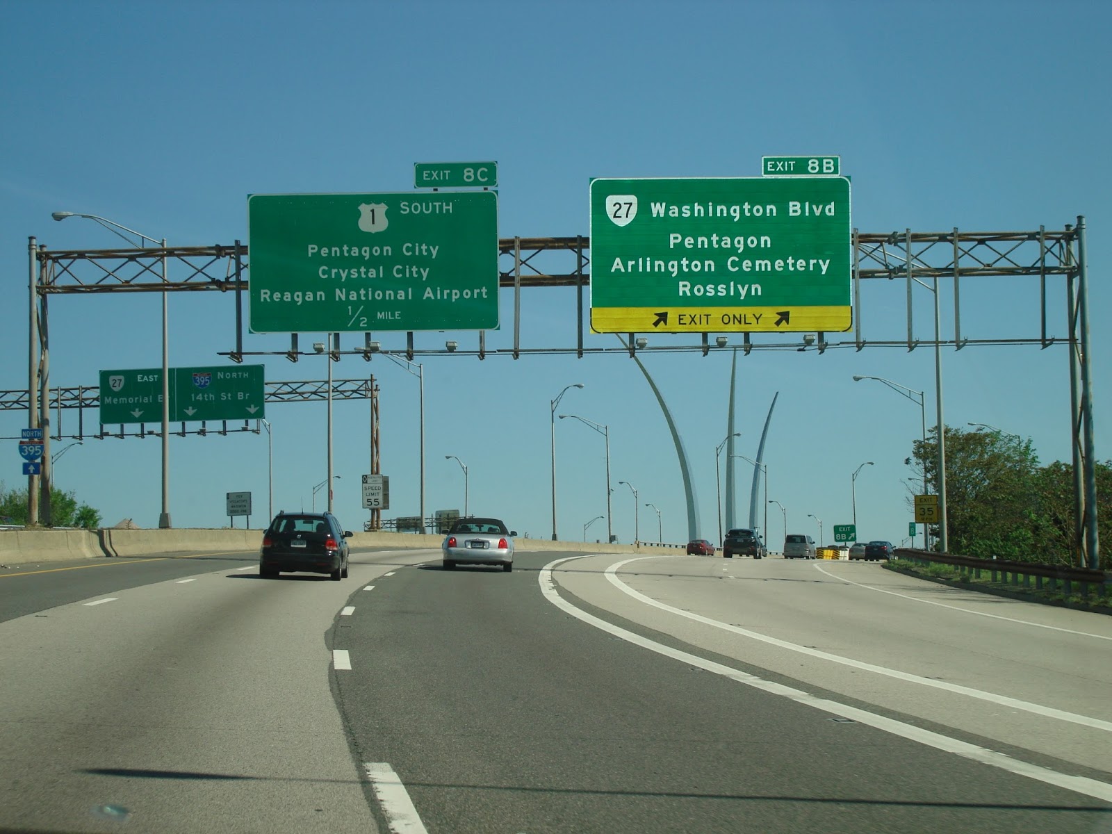 Luke's Signs: Interstate 395 - Virginia & Washington, D.C.